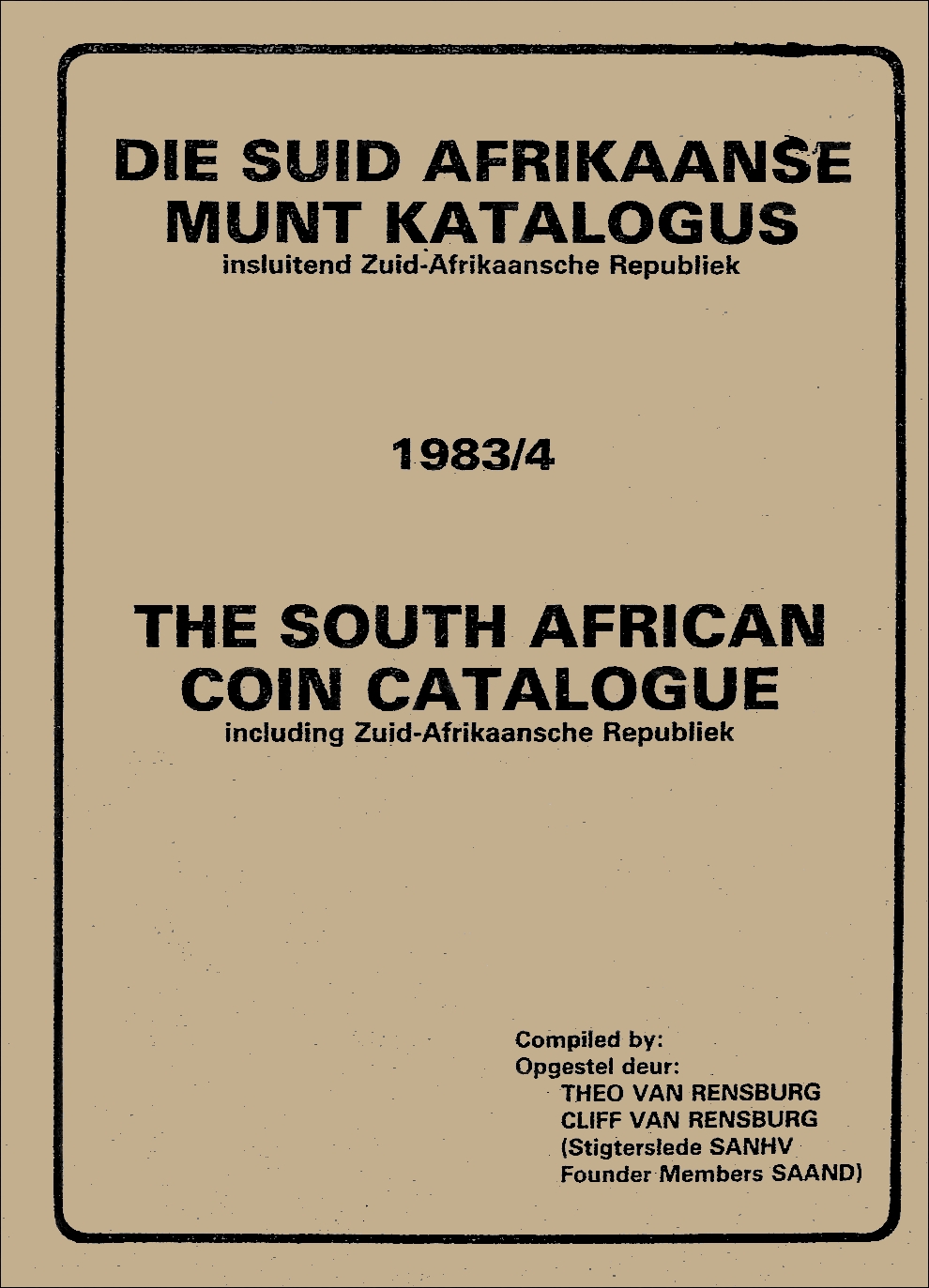 Randburg Coin Catalogues