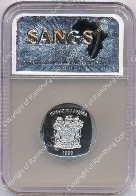 1999 R5 COIN WORLD SANGS SLABBED PL 66