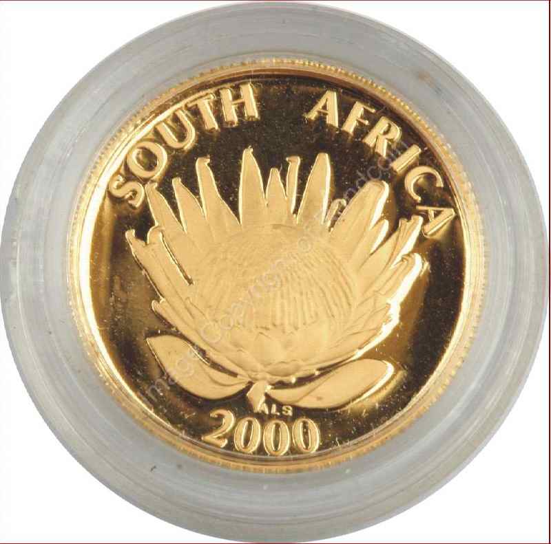 Gold Proof Protea 1/10oz - Wine Industry - Mintage 444
