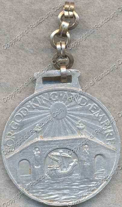 Medallion - FOR.GOD.KING.AND.EMPIRE on the one side and Edward 8th on ...