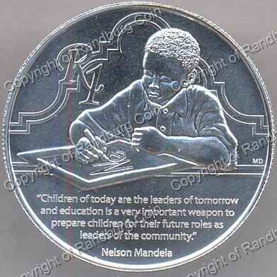 Silver Uncirculated Protea R1 Mandela - Life of a Legend Series ...