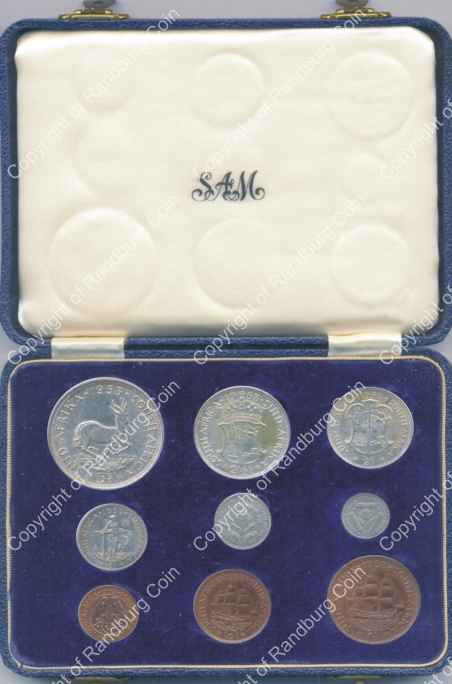 Collections & Lots - *#* 1953 SA Coins Set in SA Mint Issued Short ...