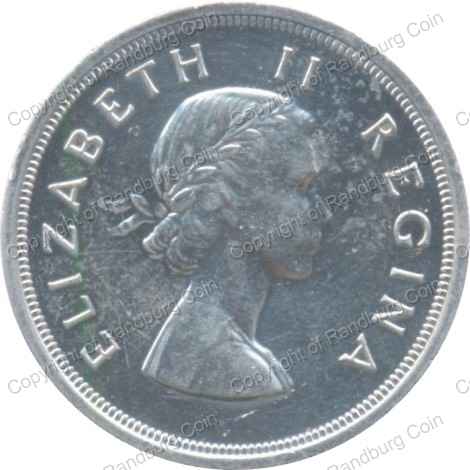 Five Shillings - *#* 1959 South African Silver CROWN - Judge grade ...