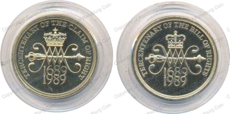 Great Britain - *#*Great Britain 1989-Uncirculated 2 Pounds Twin Set ...