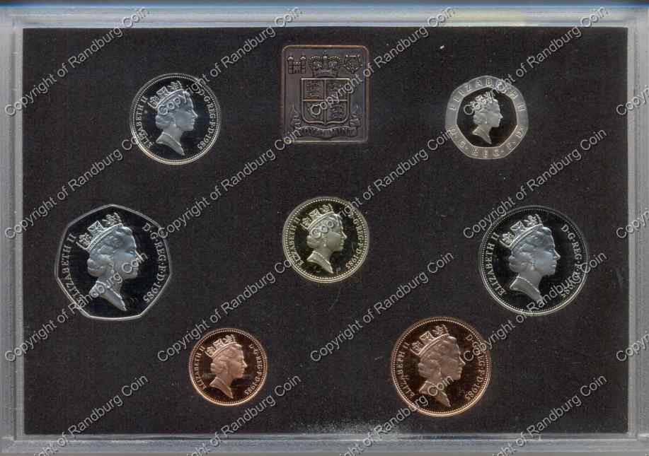 Europe - *#* Great Britain 1985 Proof Coin Set *#* was sold for R131.00 ...
