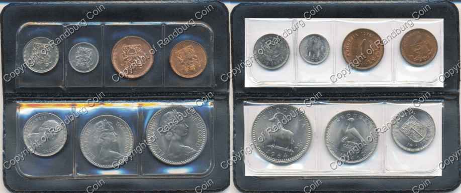 Rhodesia - Coin Set