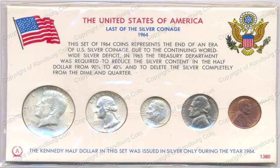 USA - Silver UNC Coins Set